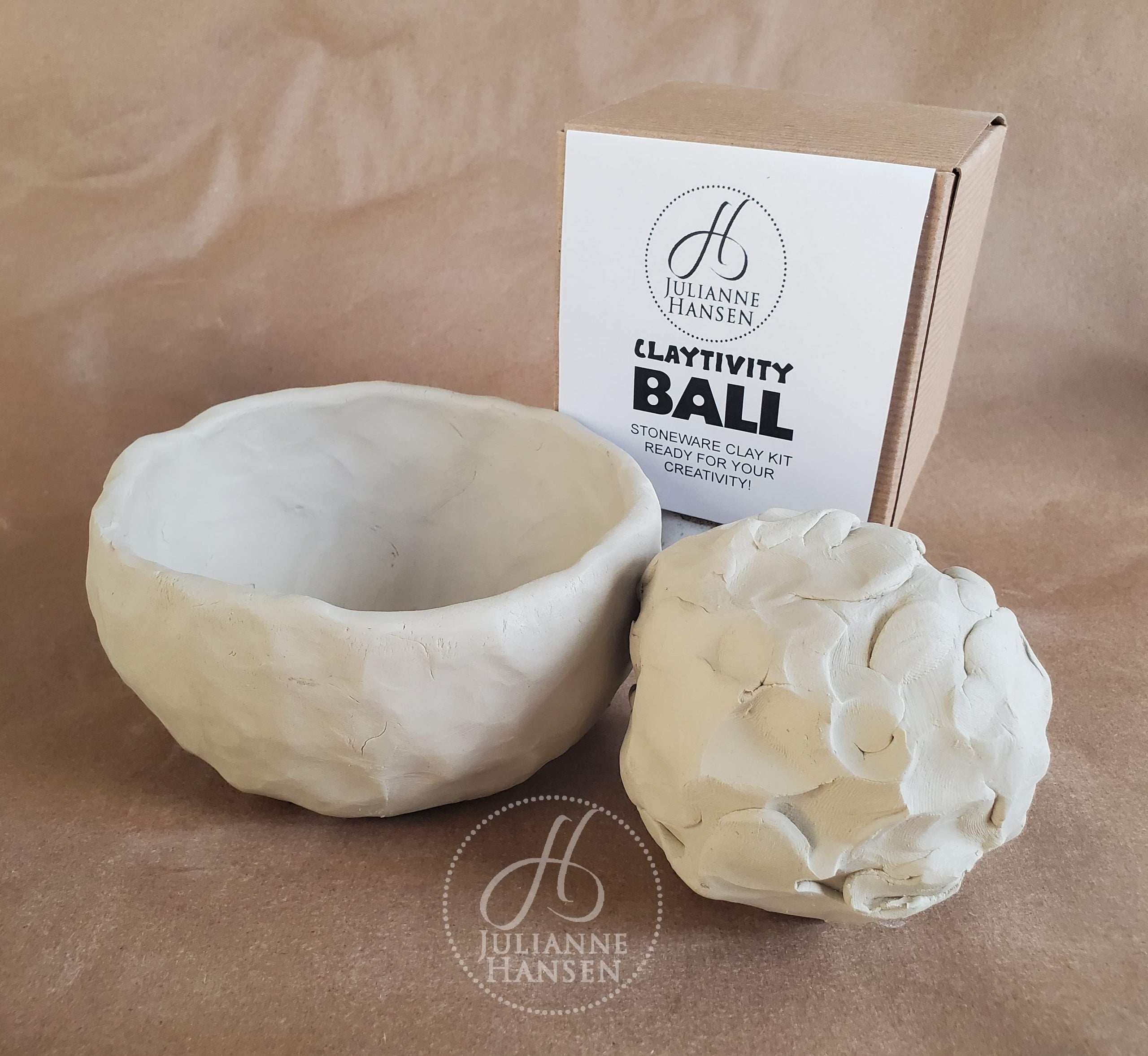 Claytivity Ball - Make a bowl at home Kit | JULIANNE HANSEN FINE ART ...